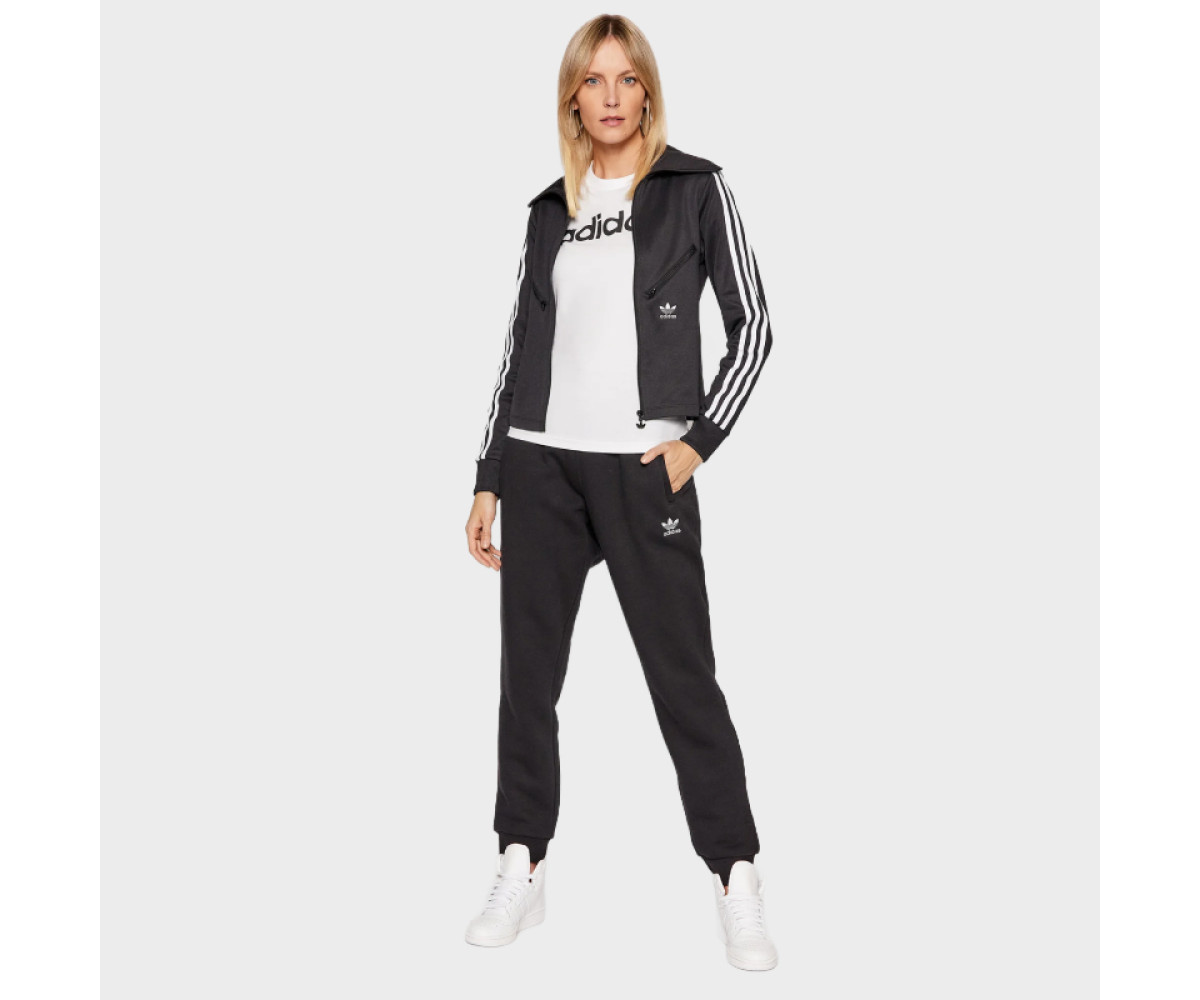 T-shirt Blanc pour Femme Loungewear Essentials Slim Logo adidas | Maroc