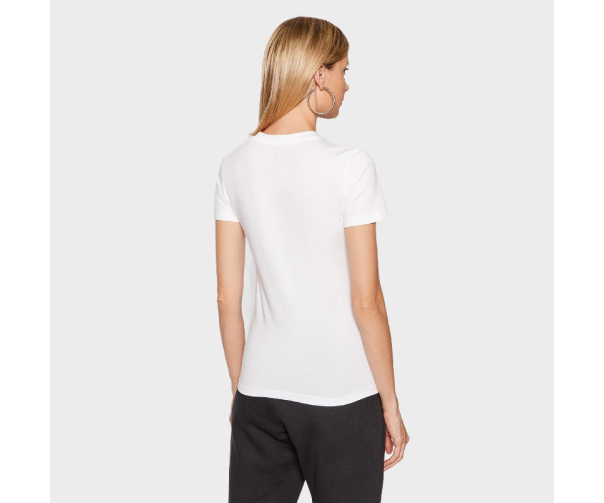 T-shirt Blanc pour Femme Loungewear Essentials Slim Logo adidas | Maroc